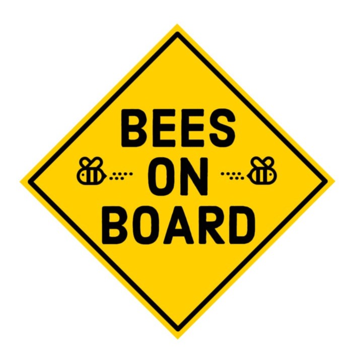 Bees on Board Window Decal – Bella Beek